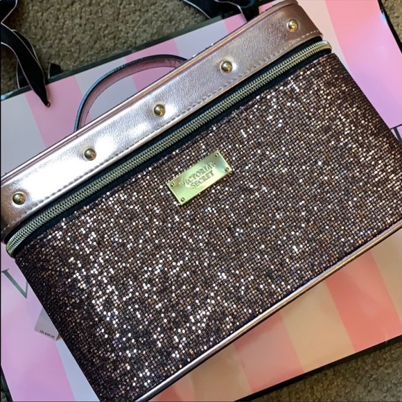 Victoria's Secret | Bags | Victorias Secret Glitter Vanity Case | Poshmark